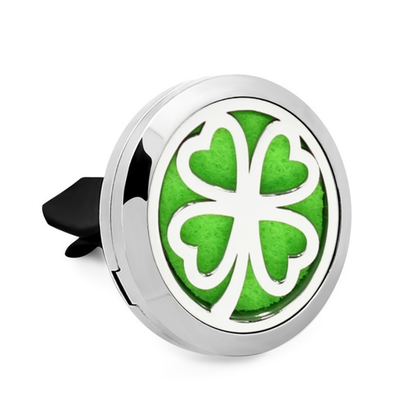 Other | Four Leaf Clover Essential Oil Car Diffuser Stainless Steel New ...